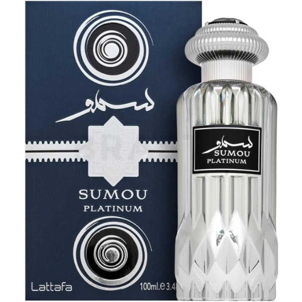 Sumou Platinum 100ml Eau De Parfum by Lattafa for Unisex (Bottle ...