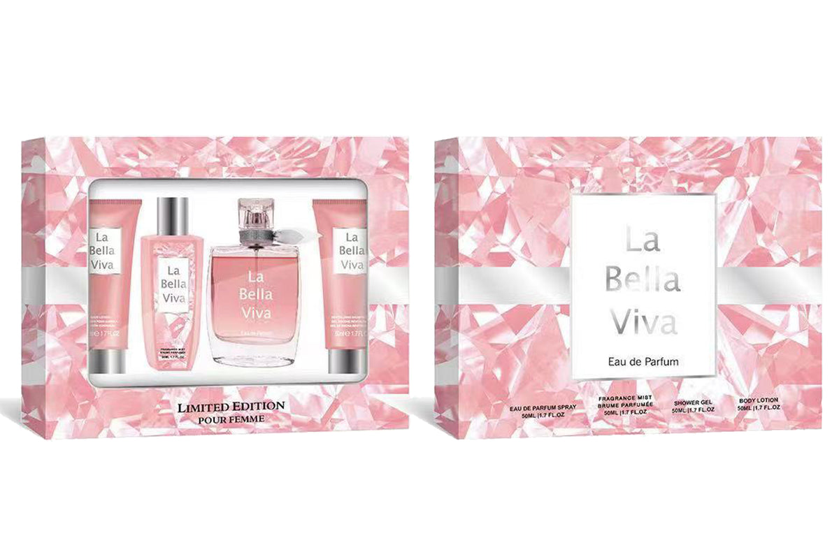 La Bella Viva 4 Piece 50ml Eau de Parfum by Mirage Brands for Women (G ...