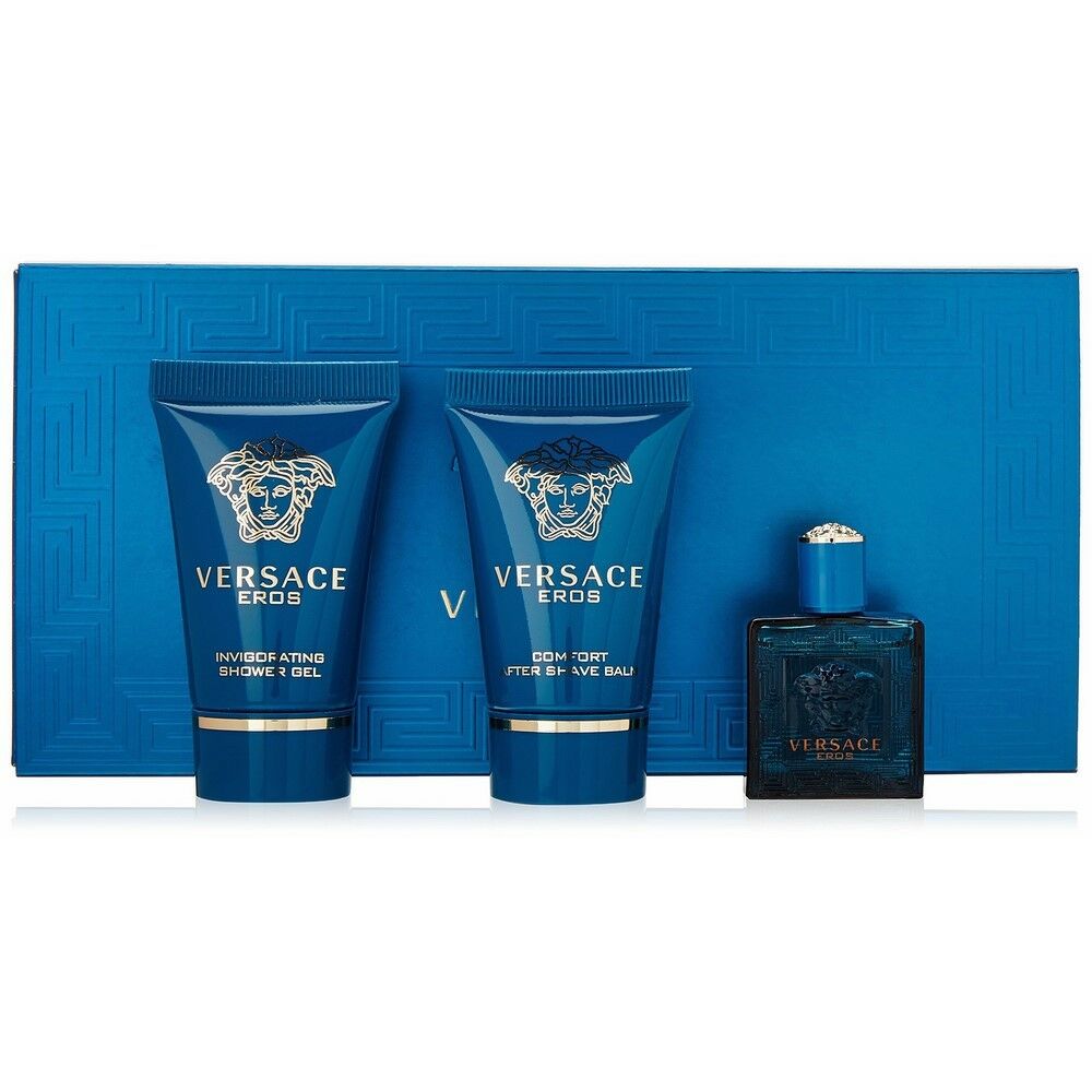 Eros Miniature 3 Piece by Versace for Women Eau de Toilette (Mini Set ...